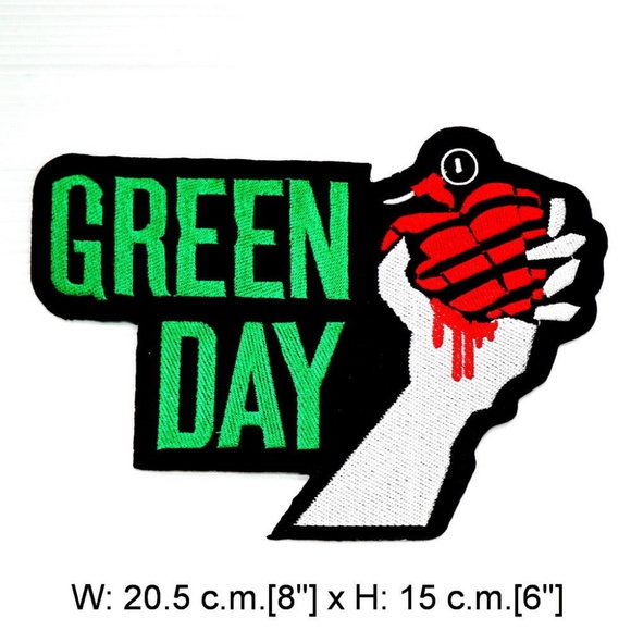 Accessories | Green Day Patch Grunge Band Iron On Rock Music Diy | Poshmark